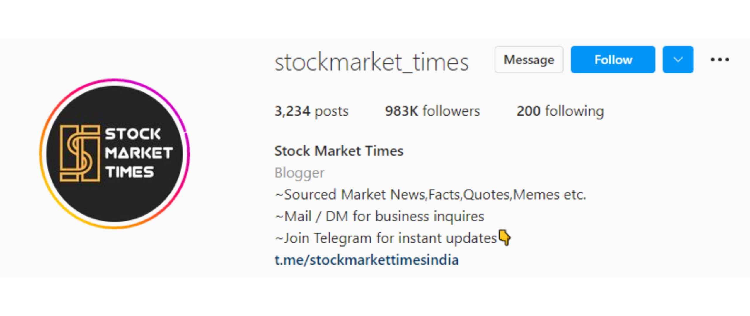 10 Best Indian Stock Market Instagram Accounts You Should Follow ...